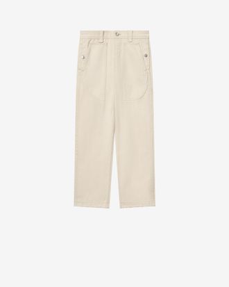 Isabel Marant Pantalon Ermina - Femme - &Eacute;cru - Taille34 - Marant &Eacute;toile