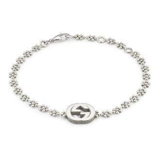 Gucci Interlocking G Armband aus Sterlingsilber - - Accessories - Damen - Grau - ONE SIZE