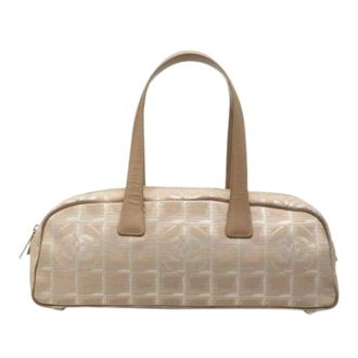 Chanel Pre-owned Vintage Nylon Handbag - Femme - Pre-owned - Beige - Taille: ONE Size