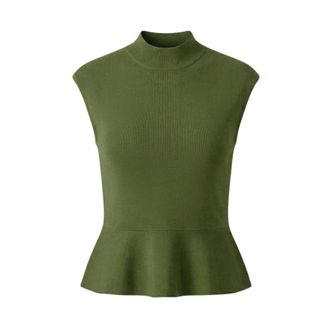Khaite Femme, Blouses et Chemises, Vert, Taille: 38 FR Andra Top