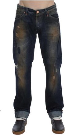 Acht Acht, Homme, Jeans, Bleu, Taille: W34 Jean Coupe Droite Classique