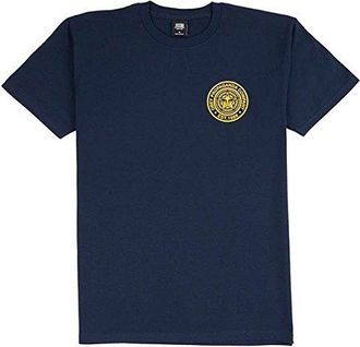 Obey Propaganda Company T-Shirt Coupe Droite pour Homme, Bleu Marine, Taille M