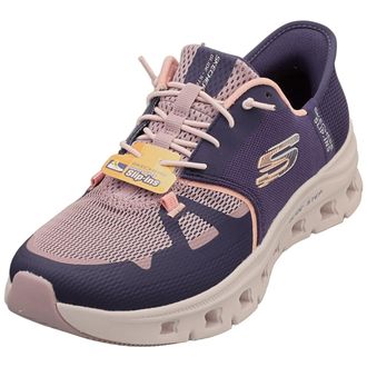 Skechers Glide-Step Pro Damen-Sneaker, Violetter Netzkorallenbesatz, 38 EU