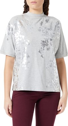 Gerry Weber Damen 870273-35006 T-Shirt, Pearl Melange, 40