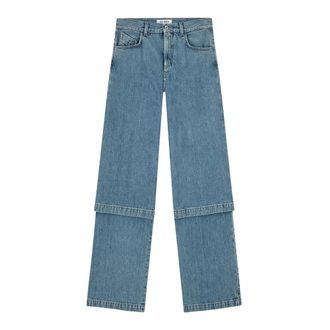 The Attico Femme, Jeans, Bleu, Taille: W27 Jeans droits