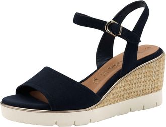 Tamaris Sandalette Damen Keilabsatz blau,EU 36