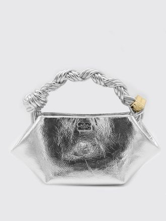 Ganni Sac &agrave; Main GANNI Femme couleur Argent