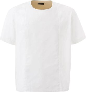 Emporio Armani Over Tunic Sweater - - Tops - Herren - Wei&szlig; - XL