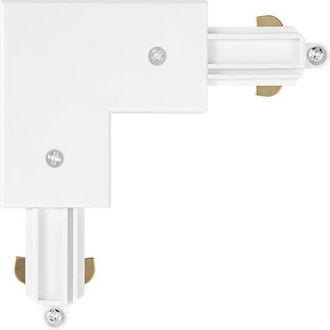 Ledvance TRACKLIGHT optionaler 90°-Eckverbinder, weiß, für die Verbindung von zwei Stromschienen über Eck, modernes, loftartiges Design, zur Realisierung unter