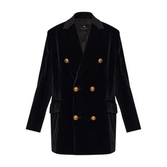 Etro Blazer en velours - Femme - Vestes - Noir - Taille: 38 FR