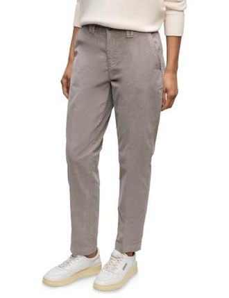 Street One 3716673 Chino en Velours Doux, Gris Cendre, 42W / 30L Femmes