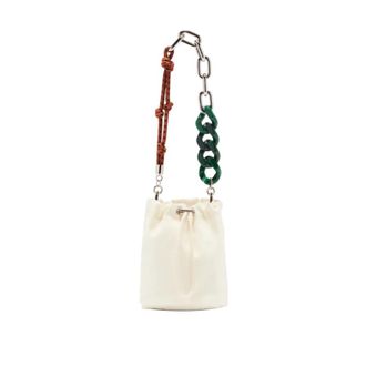 Plan C Canvas Kordelzug-Beutel - - Bags - Damen - Wei&szlig; - ONE SIZE