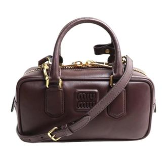Miu Miu Sac port&eacute; &eacute;paule Pre-owned - Femme - Pre-owned - Brun - Taille: ONE Size