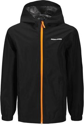 Jack & Jones Jjeflynn Veste de pluie Sn Jnr pour homme, Noir, numeric_164