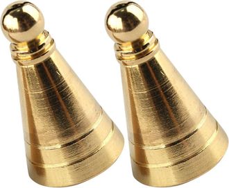 Amosfun 2stücke Messingturm-räucherform Für DIY Kegeldesign Räucherkegel-DIY-Form Mit Kegelherstellung Messing-räucherform Als Werkzeug Zur Räucherkegelherste