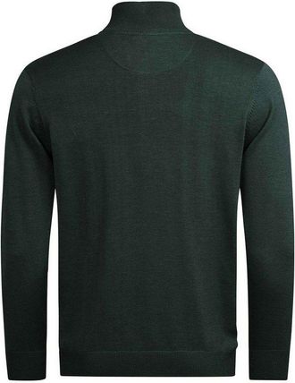 U.S.Polo Association Stehkragenpullover USKnooxx - Herren Half-Zip Strickpullover Baumwoll-Viskose-Mix, weiche Qualit&auml;t und sportiver Look