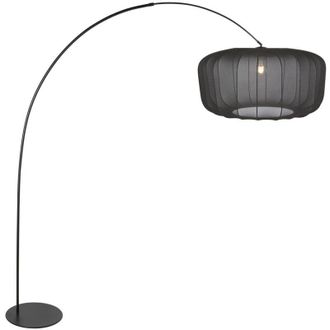 Anne Lighting Anne Lighting - lampadaire - Curve - noir - m&eacute;tal textile - lampe