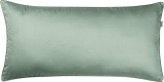 Schöner Wohnen Kollektion Bettwäsche Pure 40x80 Salbei - Bettwäsche Baumwolle - Bettwäscheset Kopfkissenbezug 2teilig - Kissenbezüge