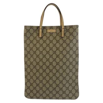 Gucci Pre-owned GG Supreme Canvas Tote Bag - - Pre-owned - Damen - Braun - ONE SIZE