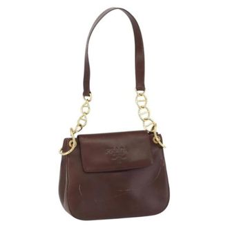 Prada Sac &agrave; bandouli&egrave;re Vintage Pre-owned - Femme - Pre-owned - Brun - Taille: ONE Size