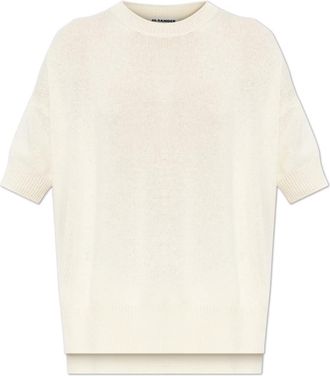 Jil Sander Femme, Pulls, Beige, Taille: 36 FR Haut en Cachemire Ample