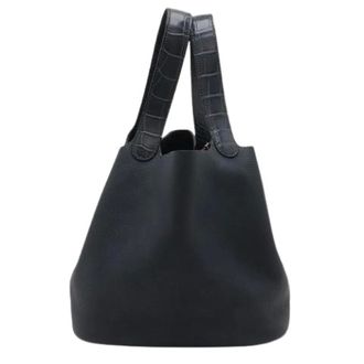 Herm&egrave;s Sac seau Picotin Lock Touch MM Taurillon Clemence Pre-owned - Femme - Pre-owned - Noir - Taille: ONE Size
