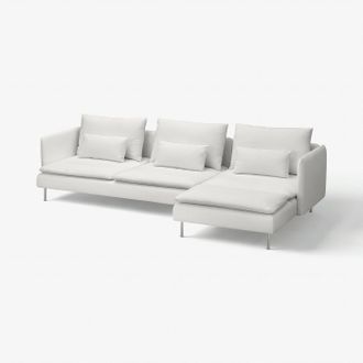 IKEA S&Ouml;DERHAMN 4er-Sofa mit R&eacute;camiere
