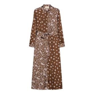 Pennyblack Robe chemise Pbbfiesta - Femme - Robes - Brun - Taille: 32 FR