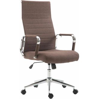 Clp Chaise de bureau pivotante de Kolumbus dans un bureau idéal bureau ajusté en studio Couleur : marron
