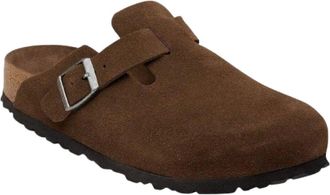 Birkenstock Homme, Chaussures, Brun, Taille: 43 EU Boston Suede Narrow Fit