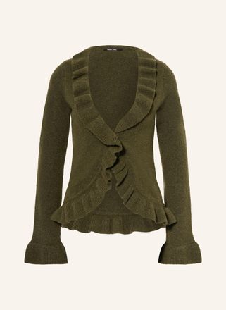 Marc Aurel Marc Aurel Strickjacke Mit Volants gruen