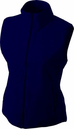 James & Nicholson Damen Girly Microfleece Vest Weste, Blau (blau Navy), 40 (Herstellergröße: XL)