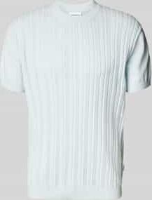 Lindbergh T-Shirt in Strick-Optik mit Zopfmuster