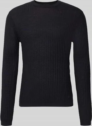 Emporio Armani Strickpullover mit Struktur-Muster