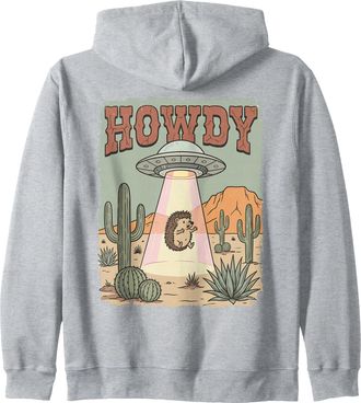 Image UFO Howdy Desert Hedgehog Kapuzenjacke