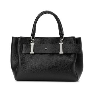 Iceberg Sac en cuir Dollaro avec ceinture amovible et fermeture m&eacute;tallique - Femme - Sacs - Noir - Taille: ONE Size