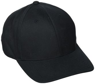 Myrtle Beach FLEXFIT Basecap Fullcap in 2 Gr&ouml;&szlig;en + 8 Farben Schwarz,S/M ( Small/Medium ) f&uuml;r 56/57 cm Kopfumfang Schwarz,S-M