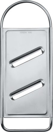 Fackelmann Fackelmann Gurkenhobel, Reibe aus Edelstahl, Gemüsehobel mit zwei extrascharfen Klingen (Farbe: Silber), Menge: 1 Stück