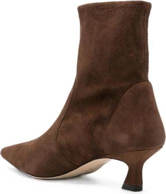 Stuart Weitzman Cigar Heel - Brown