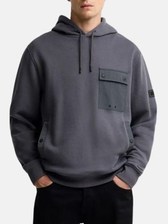 Barbour Relaxed-Fit-Kapuzenpullover aus Baumwolle mit aufgesetzten Pattentaschen