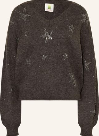 Princess Goes Hollywood Princess Goes Hollywood Pullover Mit Schmucksteinen braun