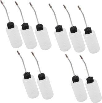 DOITOOL 10 Stück Teiliges Nähmaschinenölspender Präzisem Langlebigem Eisenspitzen-applikator Nachfüllbare Öl-Flasche für Einfache Exakte Ölung bei Heim