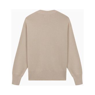 Nowadays Rundhals-Strickware - - Knitwear - Herren - Beige - L