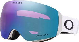 Oakley Flight Deck Medium Matte White wPrizm Iced Iridium Schneebrille