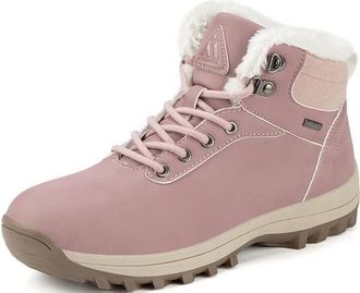 Mishansha Chaussures Femme Hiver Bottes de Neige Homme Antidérapant Randonnée Bottines Confortable Fourrees Chaude Chaussures pour Extérieur 42 EU