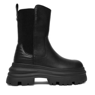 Buffalo Klassische Stiefeletten Buffalo Dione Chelsea Mid 1270128 Schwarz