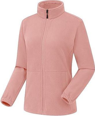 Generic Manteau à capuche confortable en polaire pour femme - Automne et hiver - Veste corail shaker double velours épais - Veste dextérieur chaude et peluche