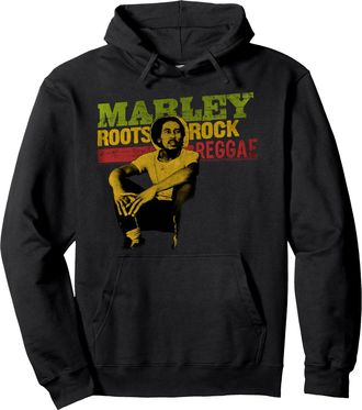 Bob Marley Offizielles Bob Marley Roots Rock Rebel Reggae Musik Pullover Hoodie