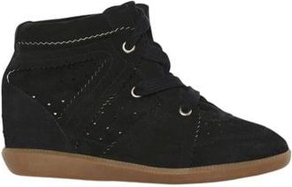 Isabel Marant Baskets compens&eacute;es Bobby en cuir