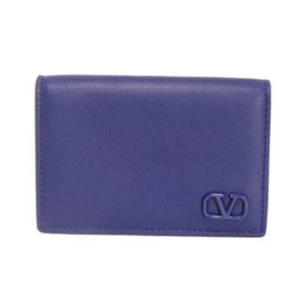 Valentino Pre-owned Leder Portemonnaies - - Pre-owned - Damen - Blau - ONE SIZE